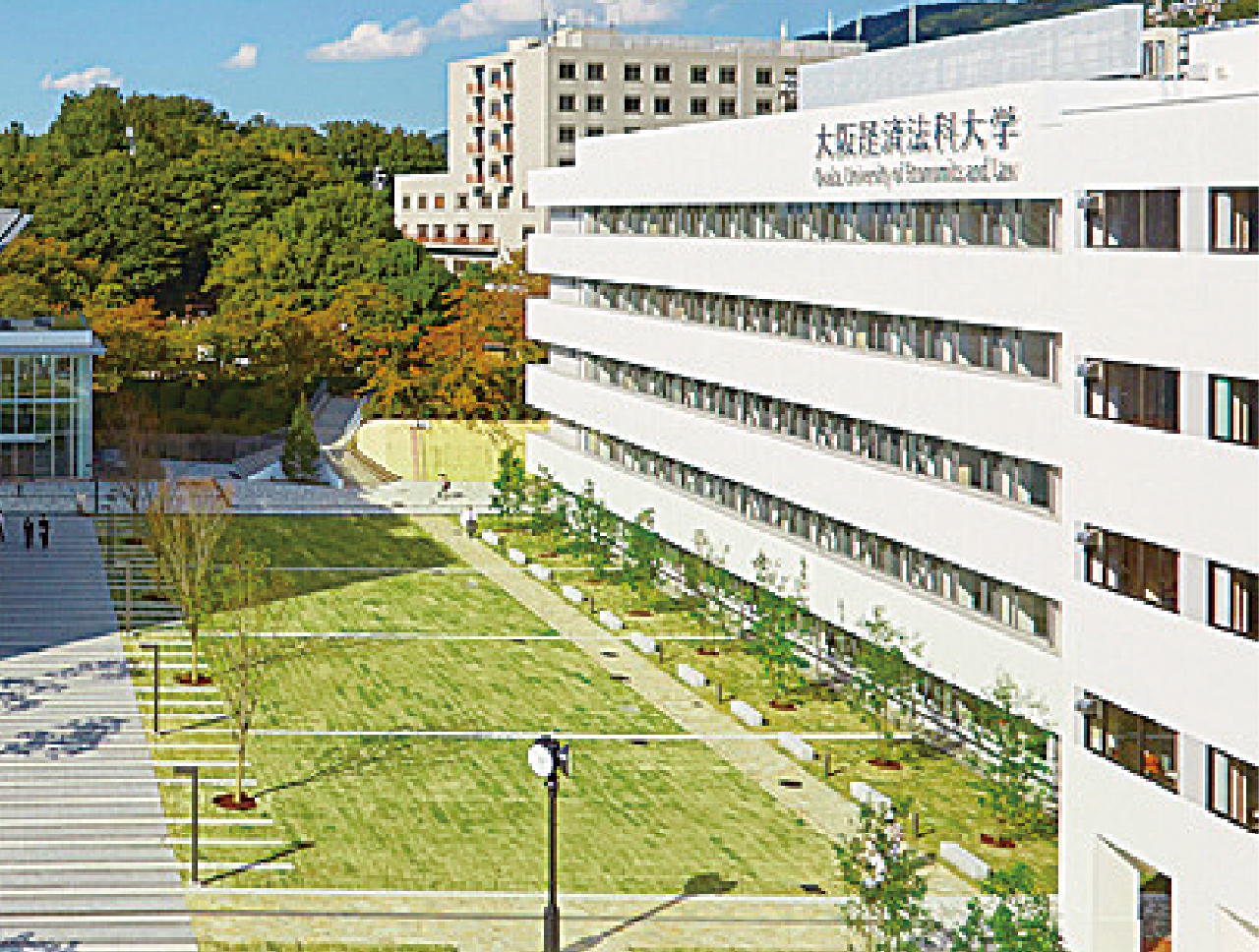 大阪経済法科大学 様｜納入事例全国マップ【高機能換気設備】全熱交換器ユニット ベンティエール｜ダイキンの換気｜ダイキン工業株式会社